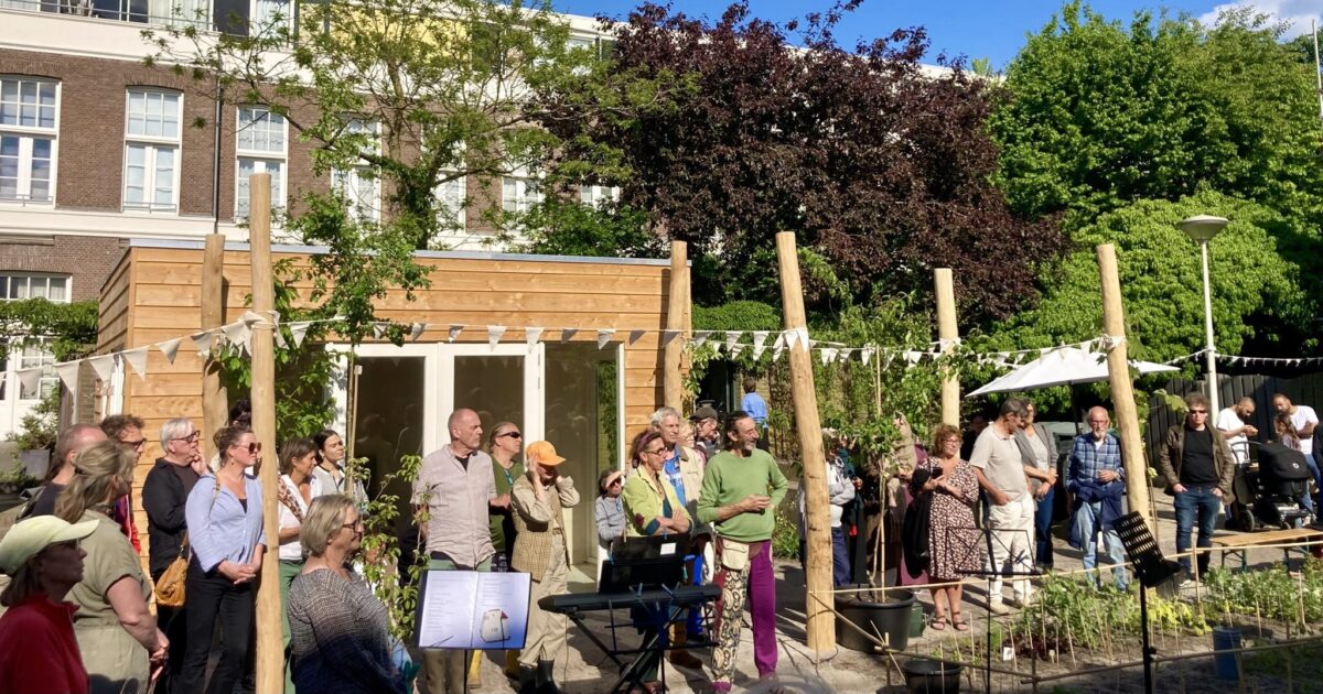 Officiële opening van Stadsoase Jacob Cats in de… | Duurzaam Den Haag